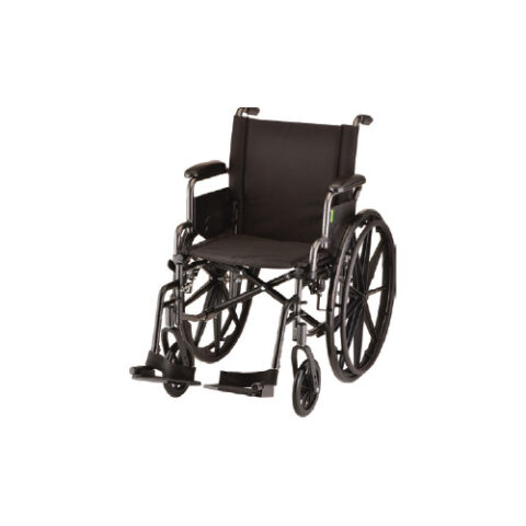 Lightweight Wheelchair with Fixed Arms 18-inch | PDL Pharmacy