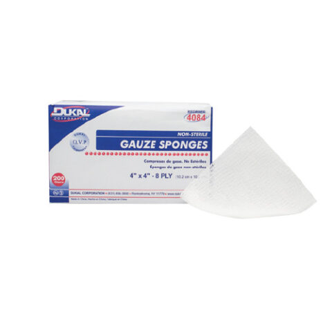 Non-Sterile 8 Ply Gauze 4 x 4-inch Sponge 200ct | PDL Pharmacy